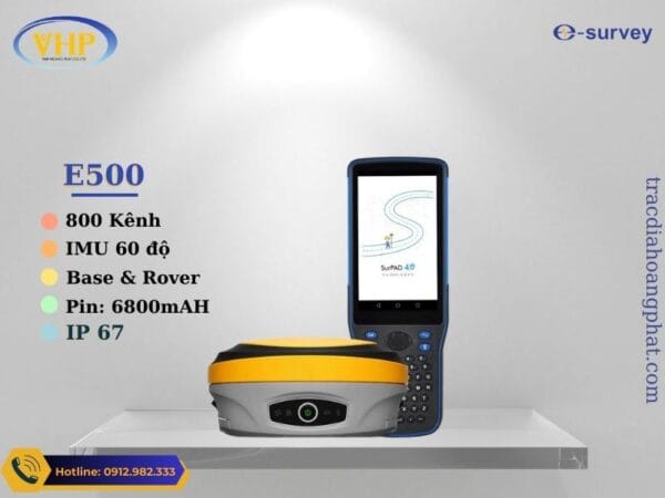 Máy GPS RTK ESurvey E500 - Trắc Địa Hoàng Phát