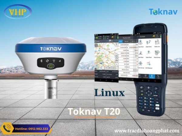 Máy GPS RTK TOKNAV T20 - 1408 Kênh Vệ Tinh - Phát Radio 16km