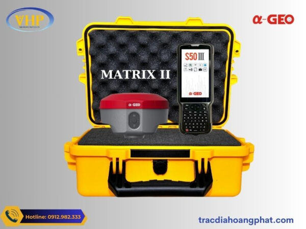 Máy GPS RTK ALPHA GEO MATRIX II - Dẫn Đầu Về Công Nghệ Laser