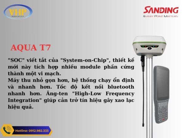 Máy GPS RTK SANDING T7 PLUS - Giá Rẻ Nhất Tại Trắc Địa Hoàng Phát