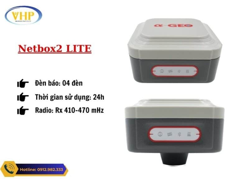 Máy GPS RTK Netbox2 LITE: Nhỏ Gọn, Mạnh Mẽ, Kinh Tế